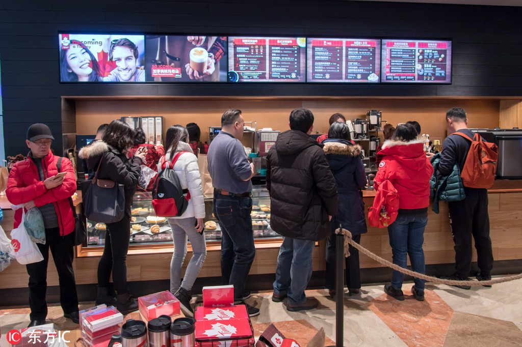 Canadian coffee chain Tim Hortons enters tightly-packed Chinese market ...