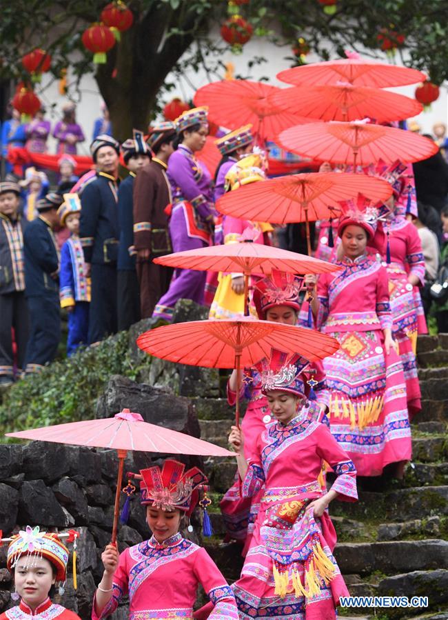 Traditional Mulao wedding ceremony in south China - China Plus