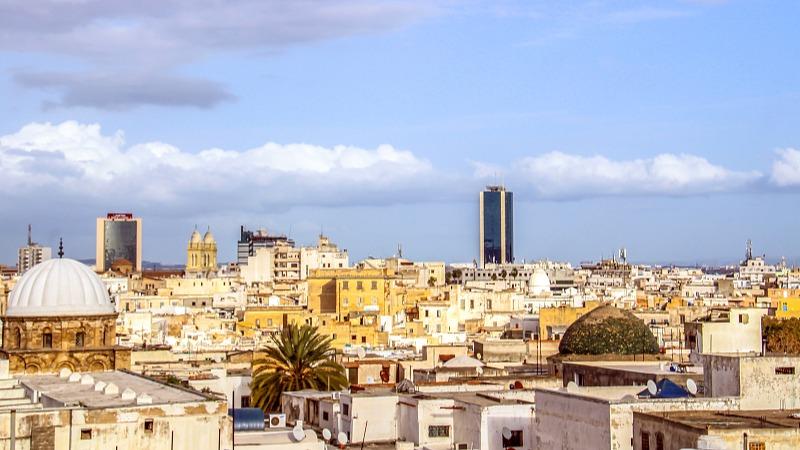 Tunisi, incontro tra il presidente tunisino, Kais Saied, e Wang Yi